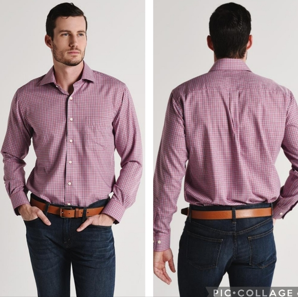 Peter Millar | Shirts | Peter Millar Province Check Shirt Button Up Sz ...